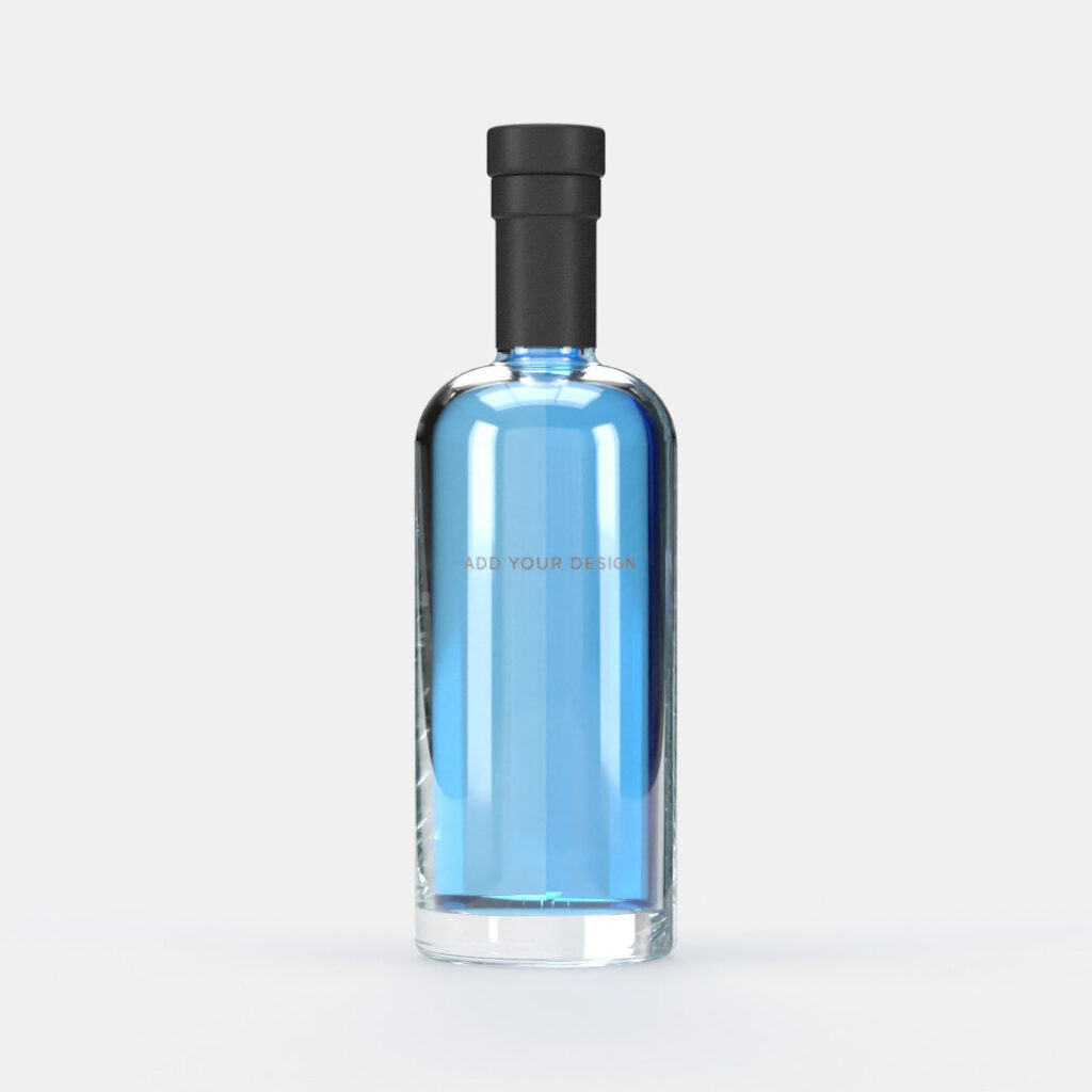 750mL Duke Hybrid Nordic Vodka Bottle 3D Model - Creative Design Market