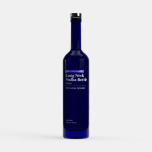 750mL Long Neck Glass Vodka Bottle - Creative Design Market